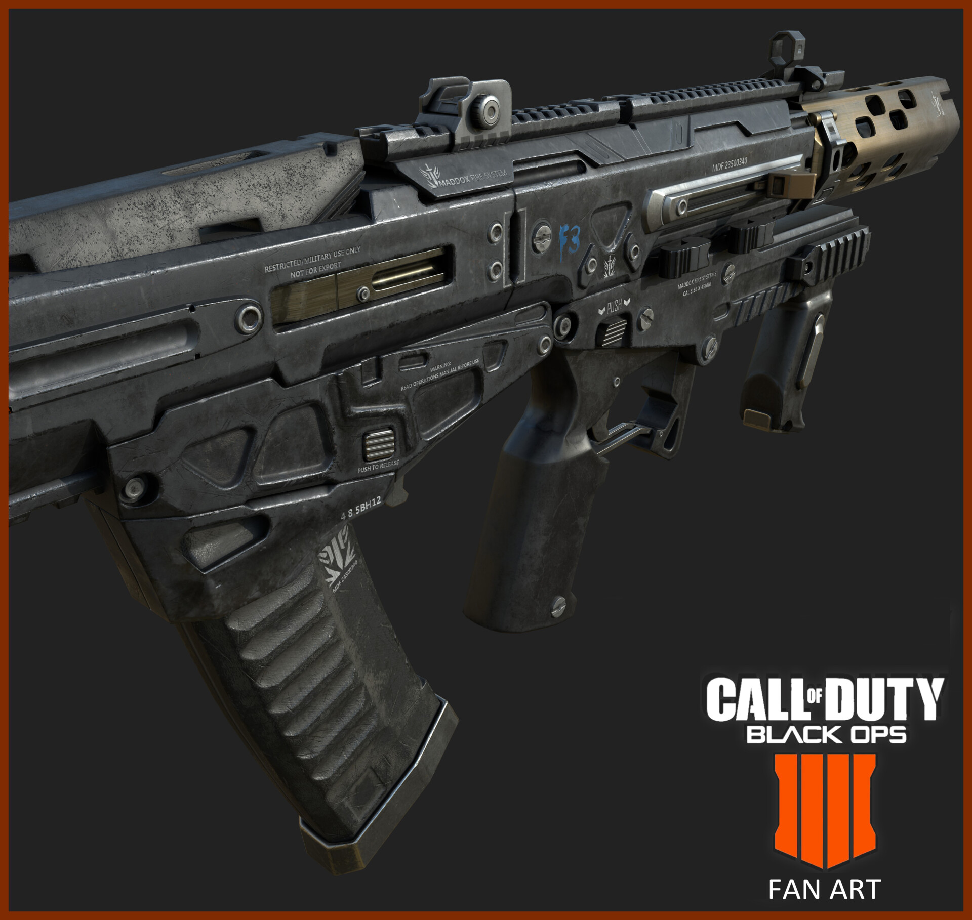 ArtStation - Call Of Duty Black OPS 4: MADDOX Assault Rifle (Fan Art)