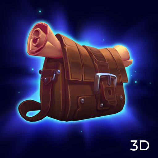 ArtStation - Fantasy bag prop