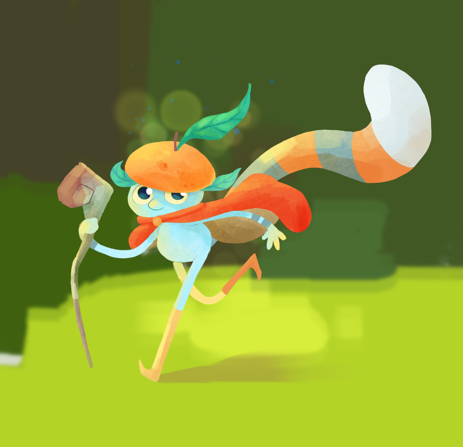 ArtStation - Magical elf squirrel