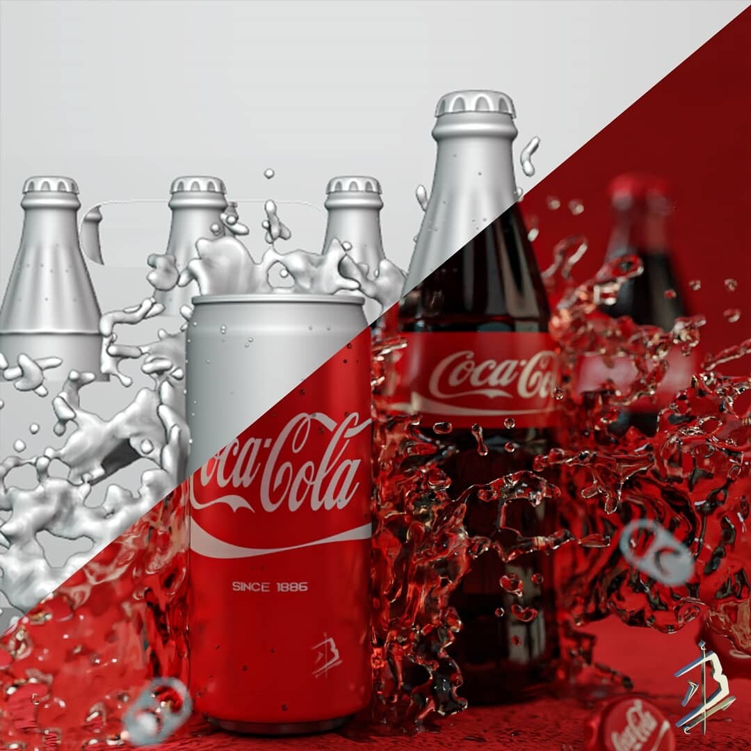 ArtStation - Cola product render