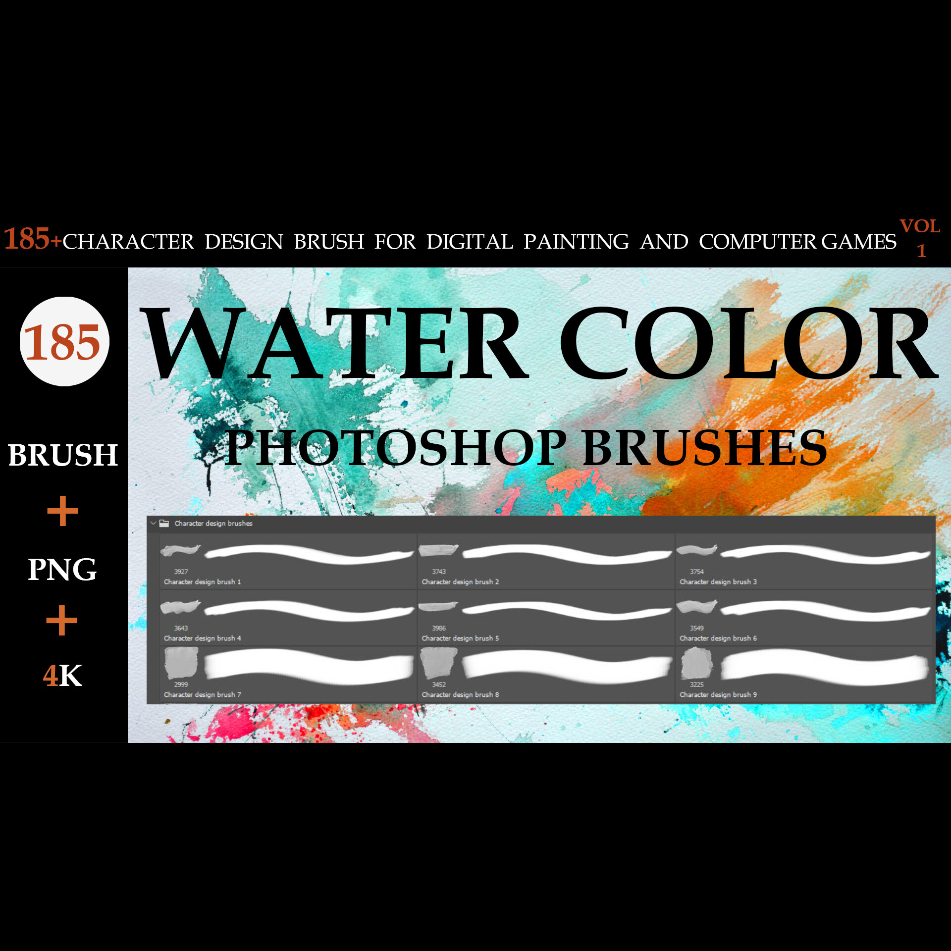 ArtStation - 185+CHARACTER DESIGN BRUSH FOR DIGITAL PAINTING AND ...