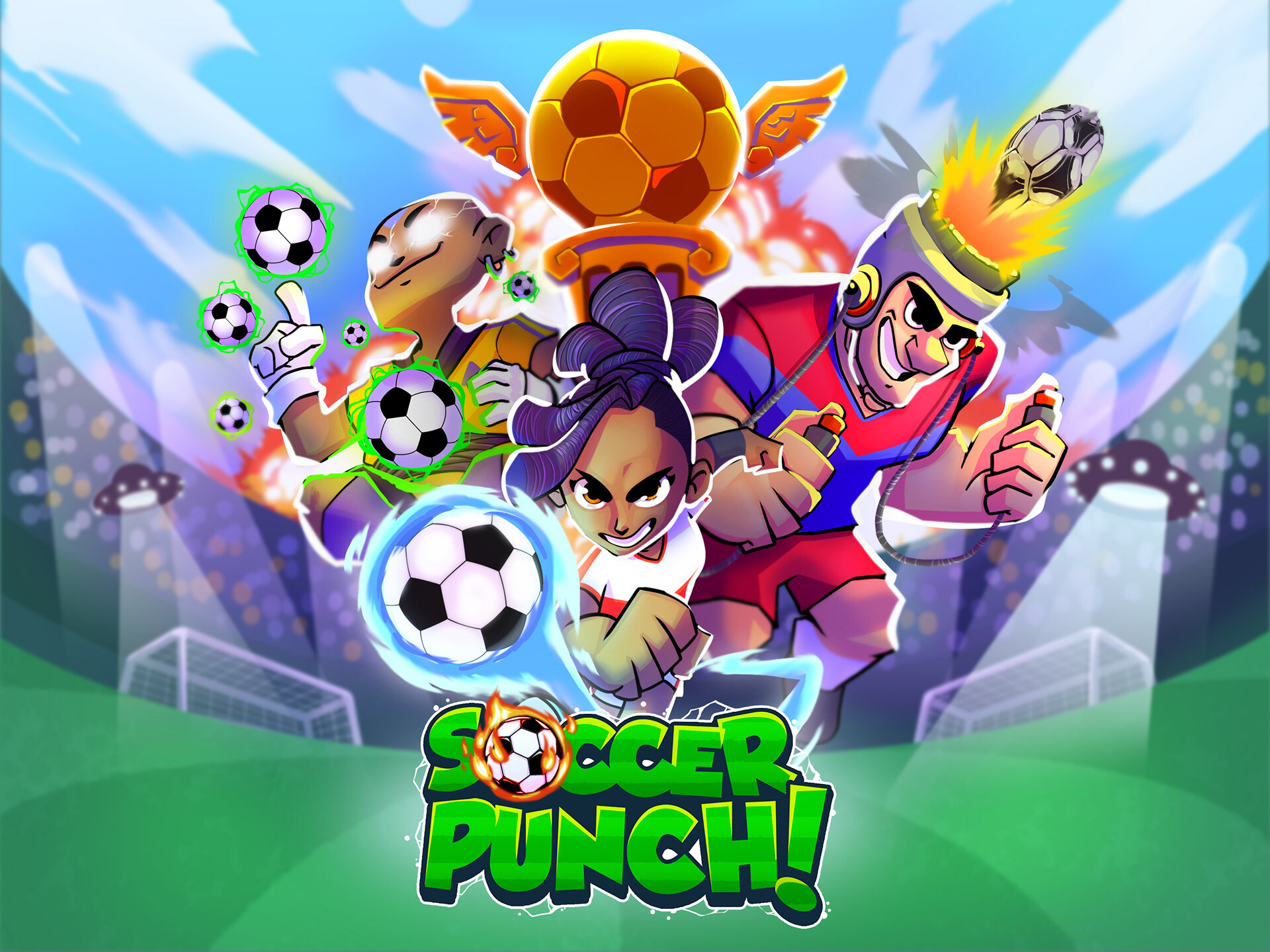 ArtStation - Soccer Punch! I Space Sheep Games