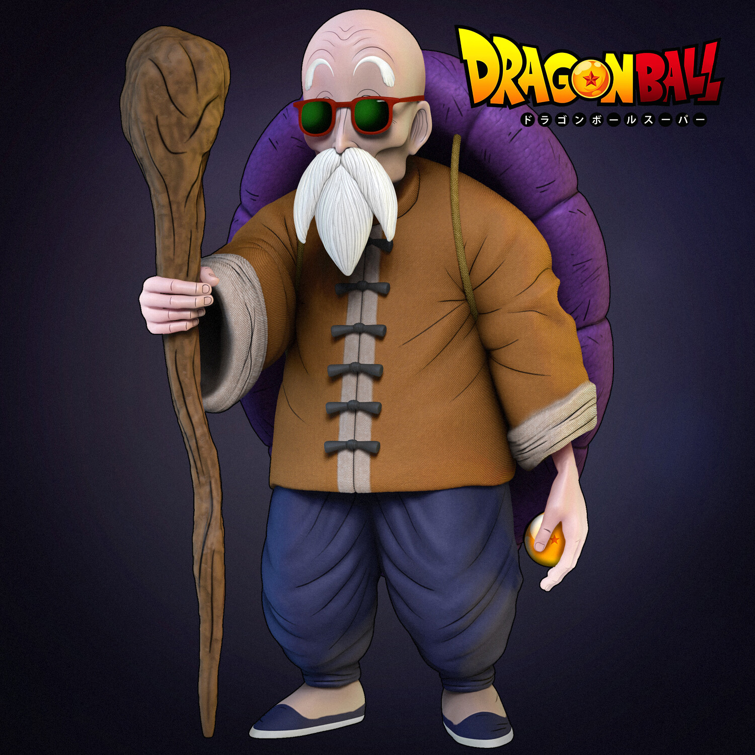 ArtStation - Master Roshi Fanart