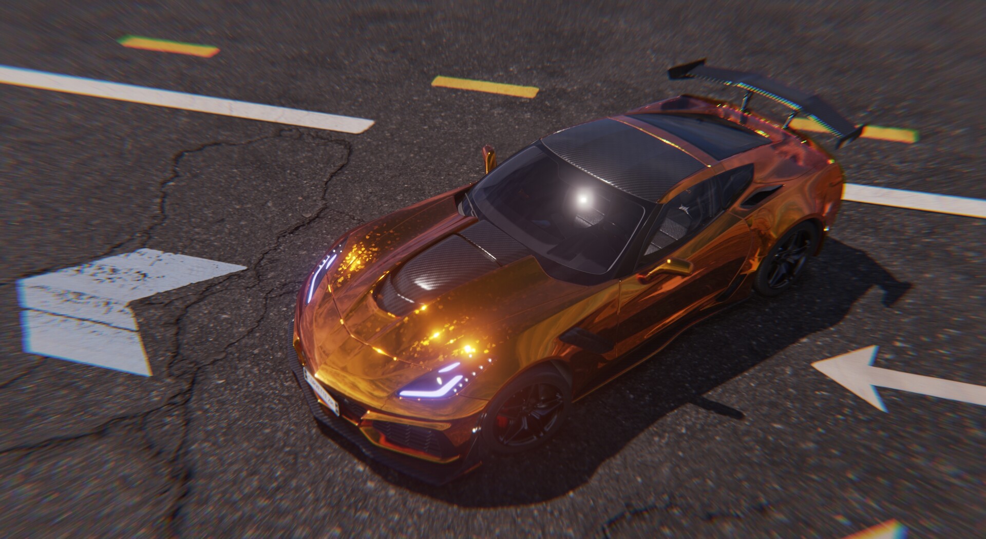 ArtStation - Airport and car