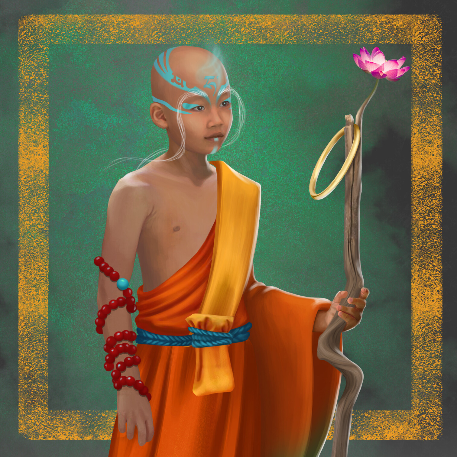 ArtStation - Tibet Monk