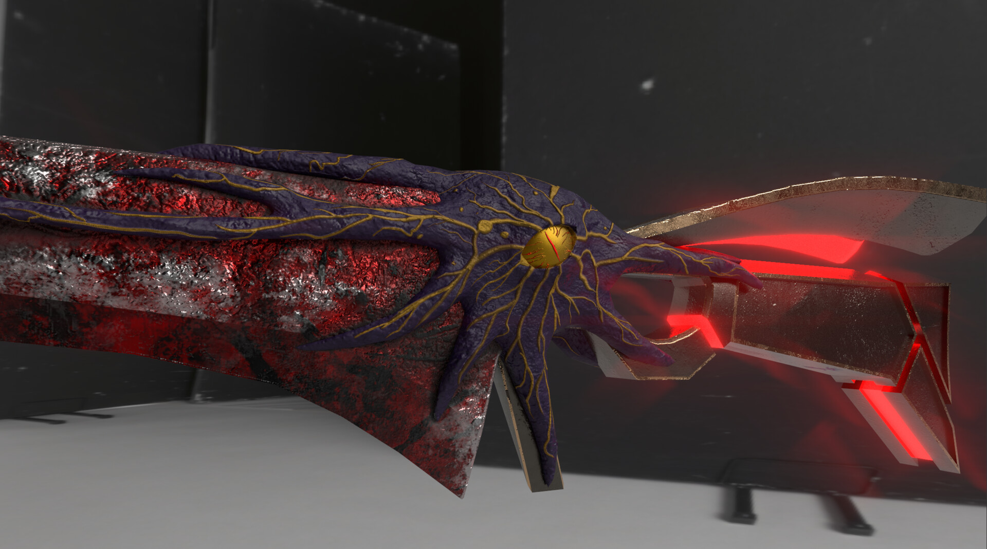 ArtStation - Corrupted "Megitech" Gunblade