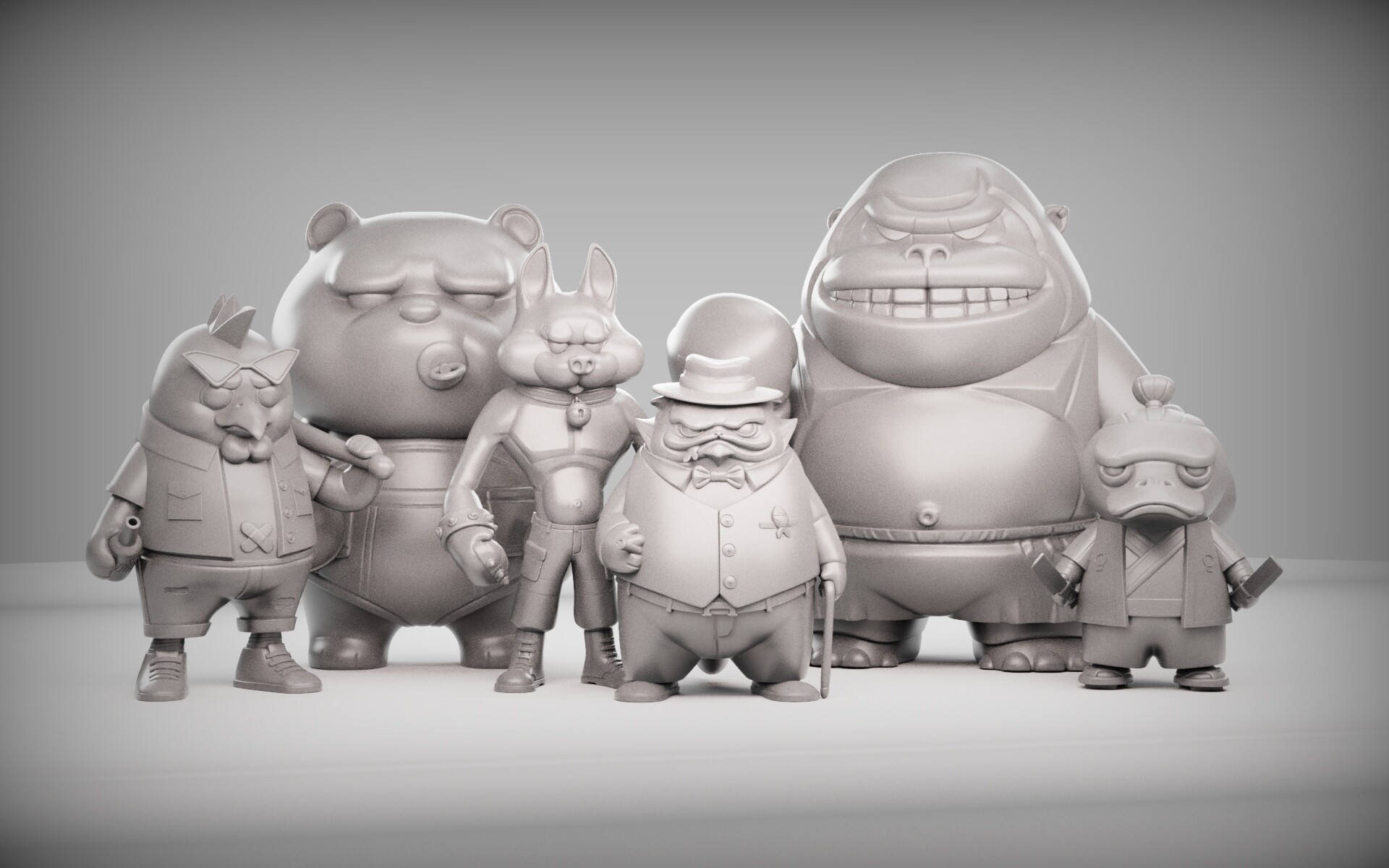 ArtStation - 全员恶畜 Bad Animals