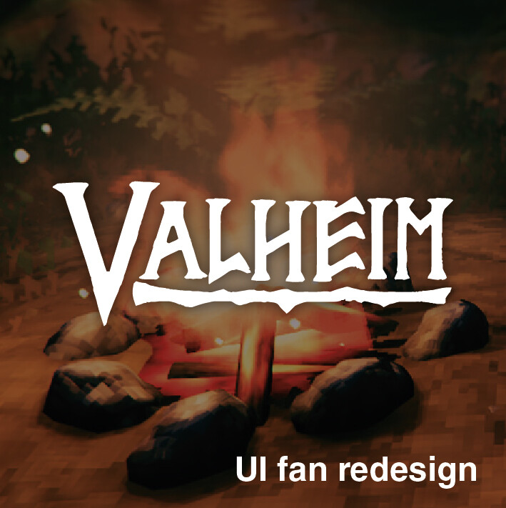 ArtStation - Valheim UI Fan Redesign