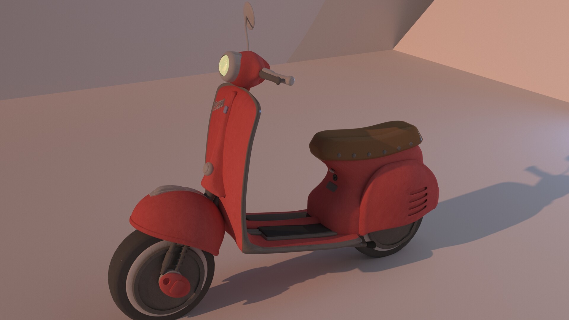ArtStation - Luca - inspired, Vespa