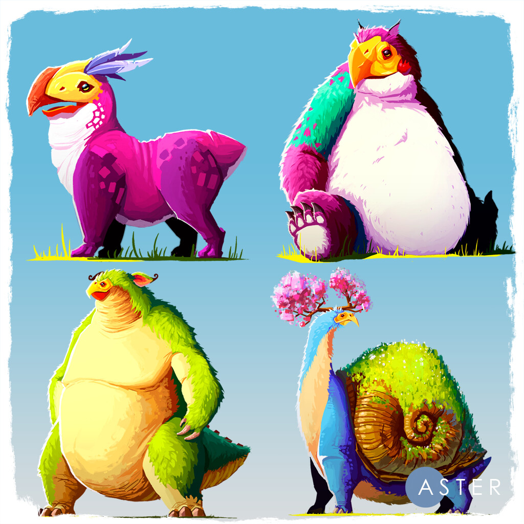 ArtStation - Aster - Creature Exploration
