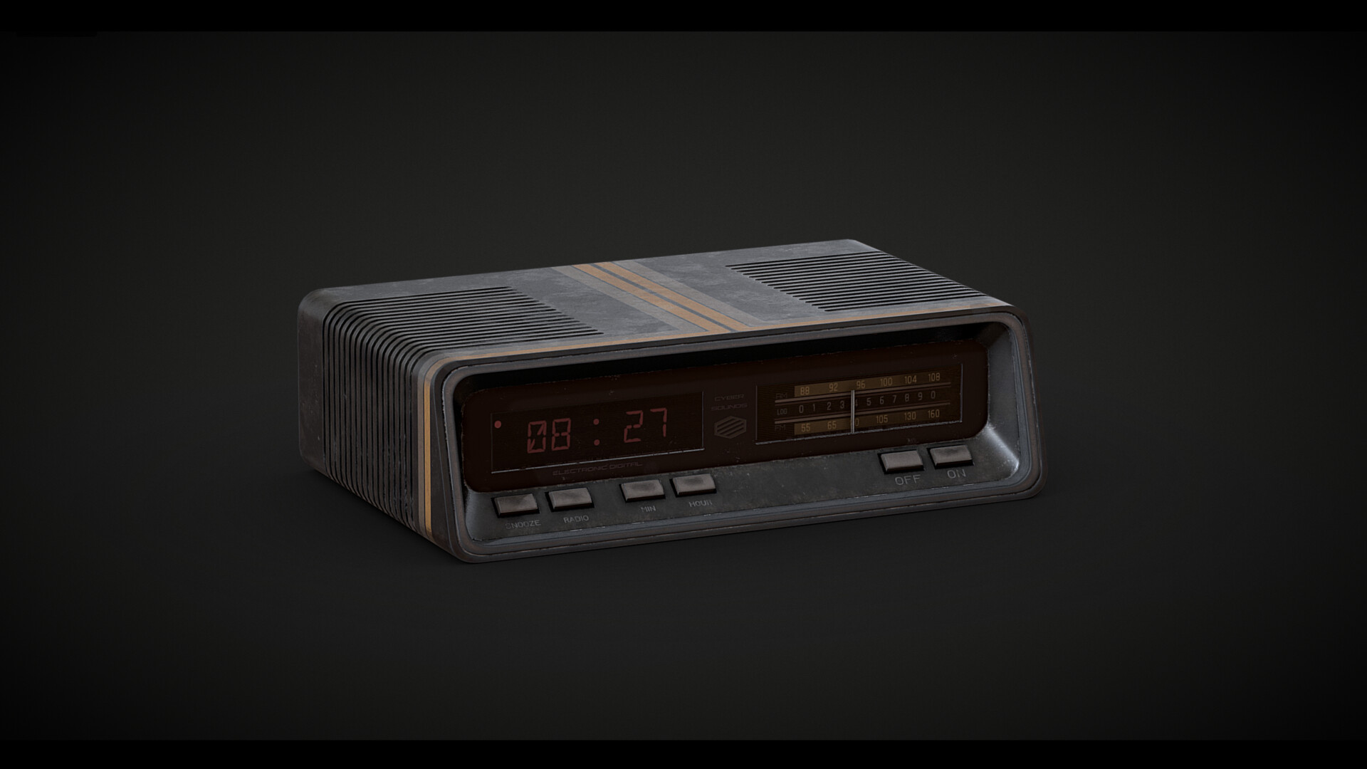 ArtStation - Retro 80s Alarm Clock