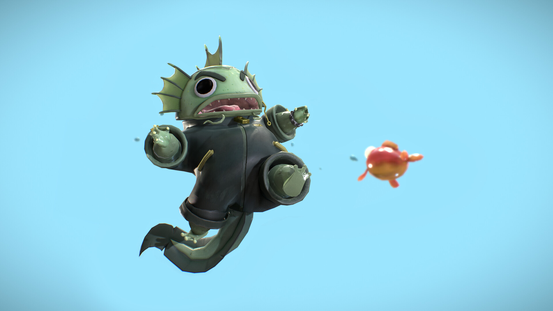 ArtStation - Fish getting smashed