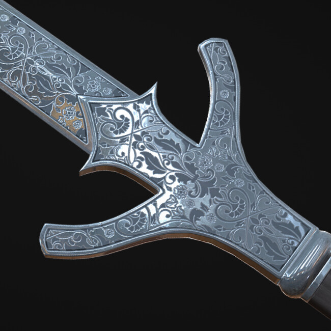 ArtStation - Silver Swordstaff