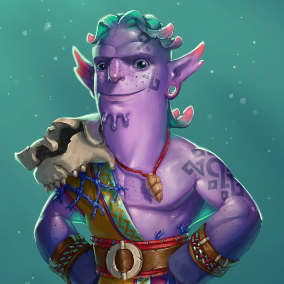 ArtStation - Sea clan fight