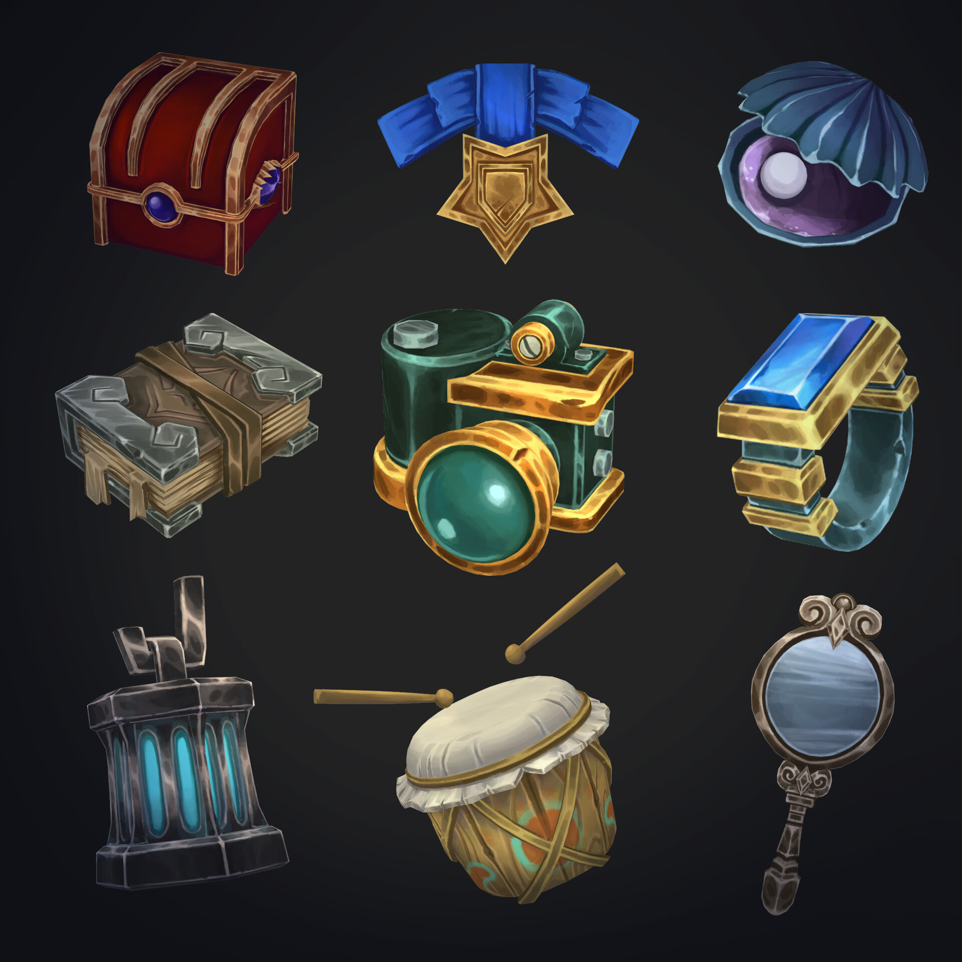 ArtStation - World Of Warcraft ll Props Icon