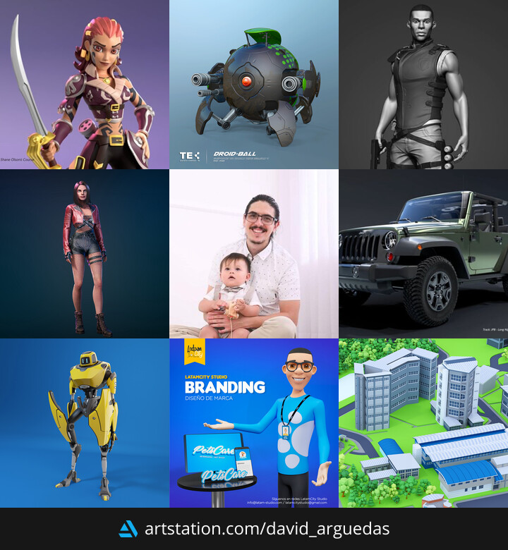 ArtStation - David Arguedas - Generalist DemoReel 2021