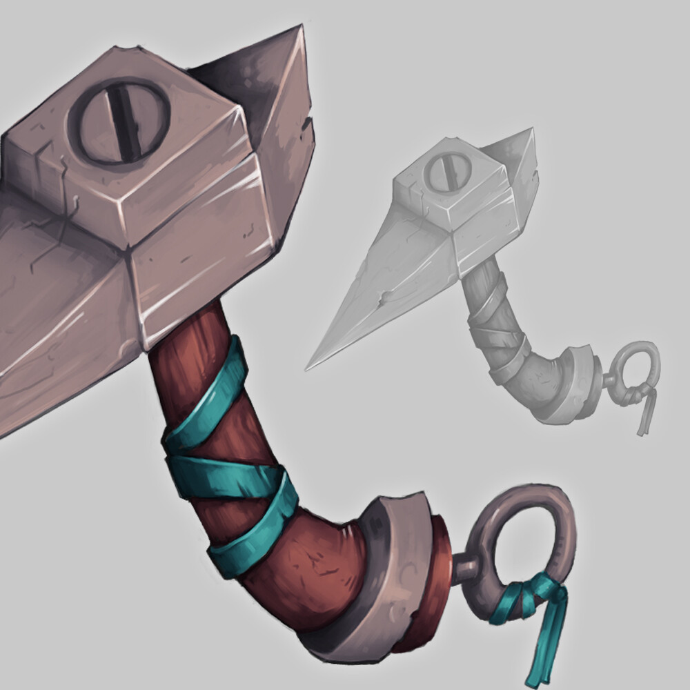 ArtStation - Pickaxe - Concept Sheet