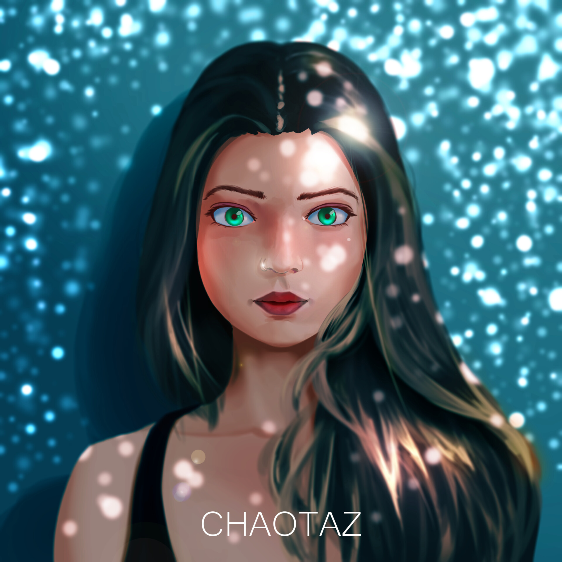 ArtStation - Stylized Realism Portrait - Photo Study