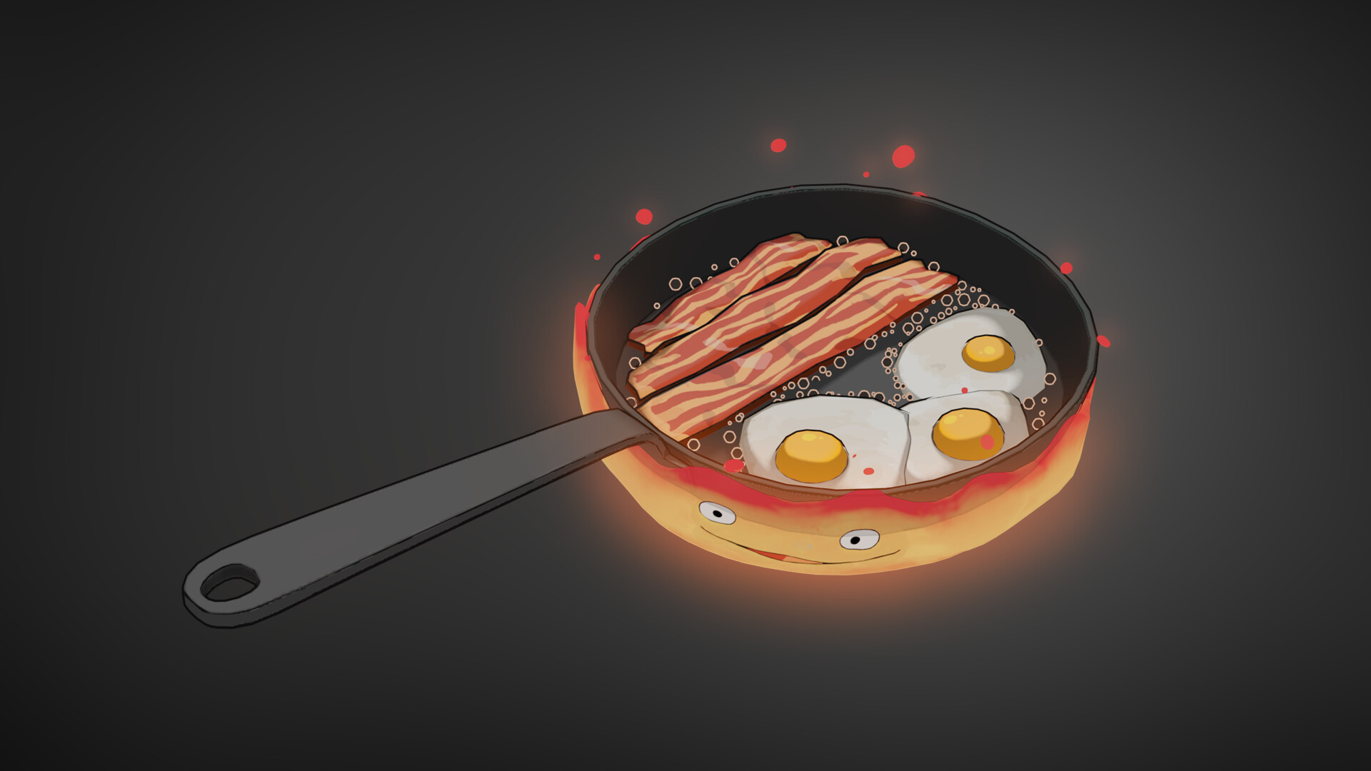 ArtStation - Breakfast from Howl's Moving Castle