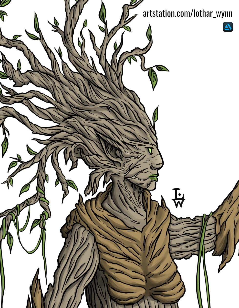 ArtStation - LOTR - Female Ent