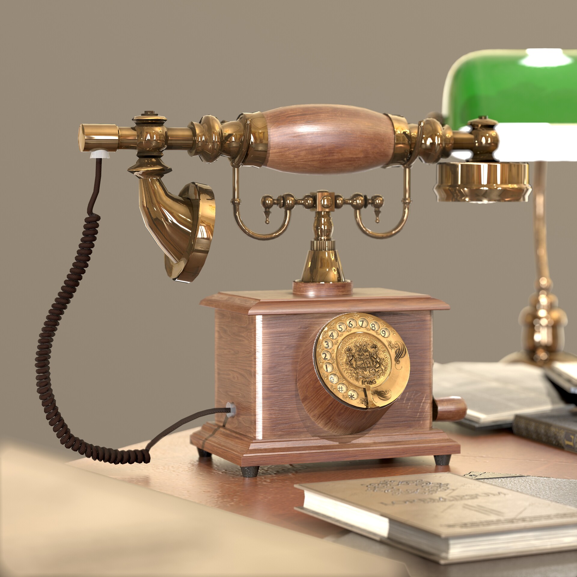 ArtStation - Vintage Phone