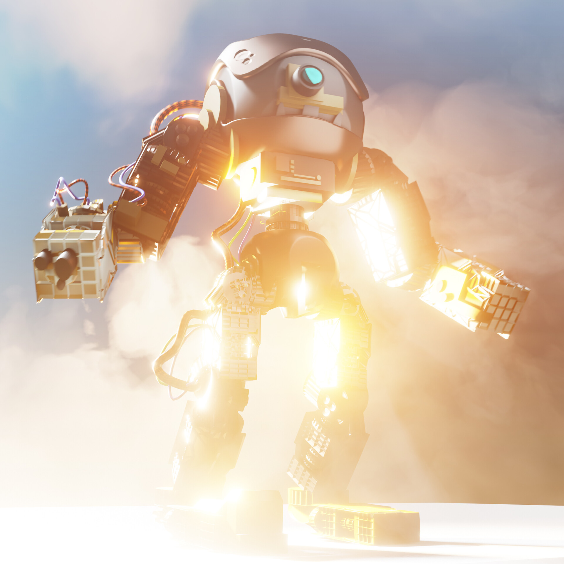 ArtStation - MECHA02 (Speed Modeling + Animation)