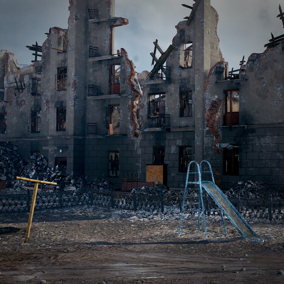 ArtStation - Kharkiv map | WoT | Level Art