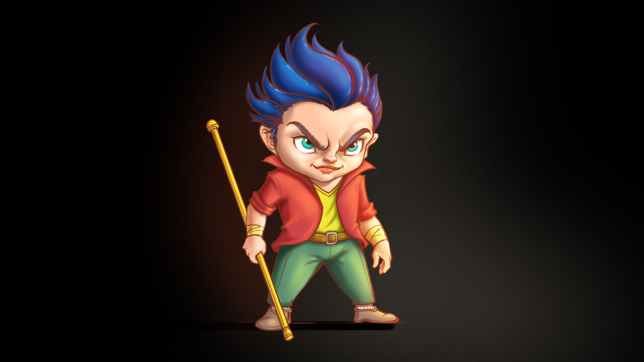 ArtStation - CHIBI WARRIOR