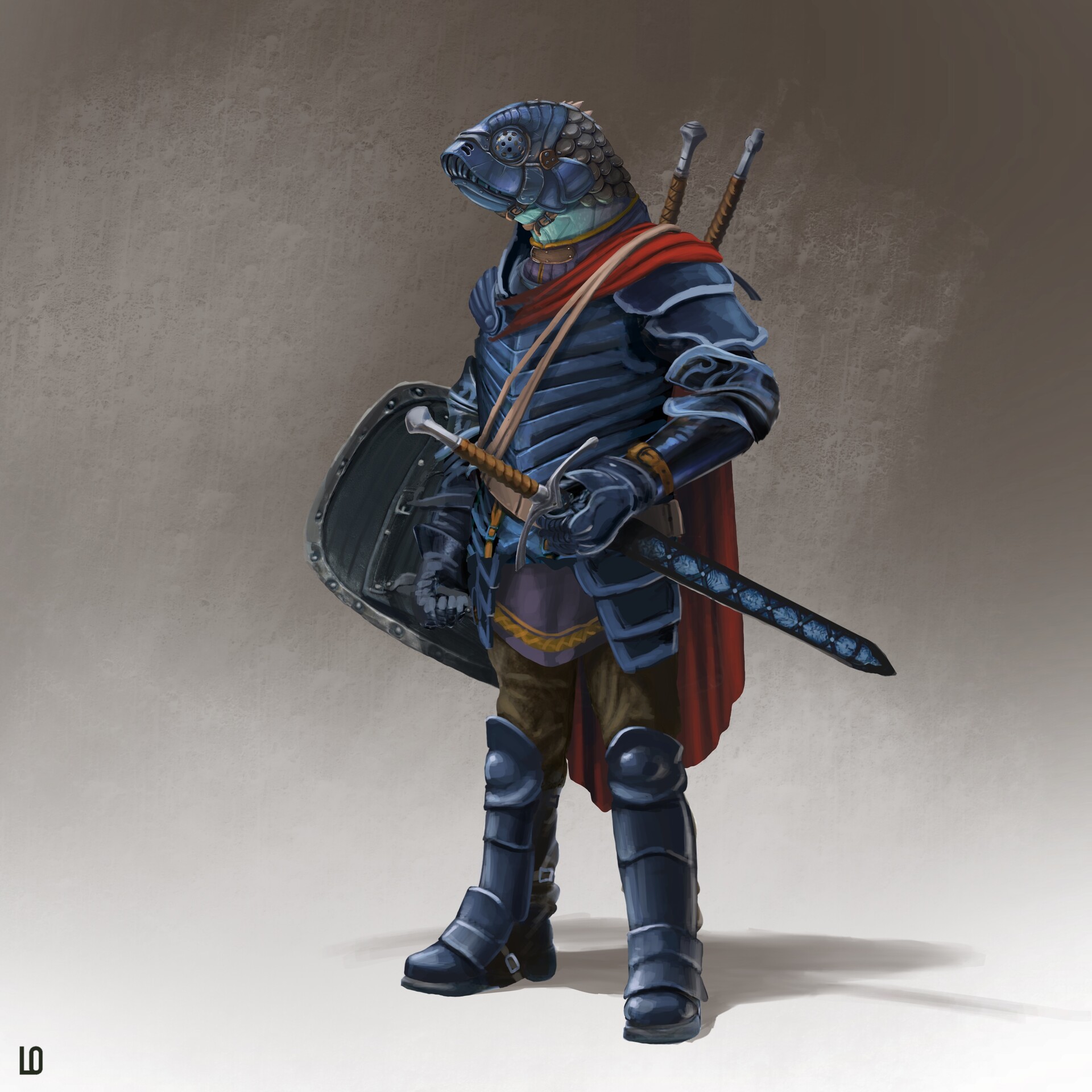 ArtStation - Fishman Knight