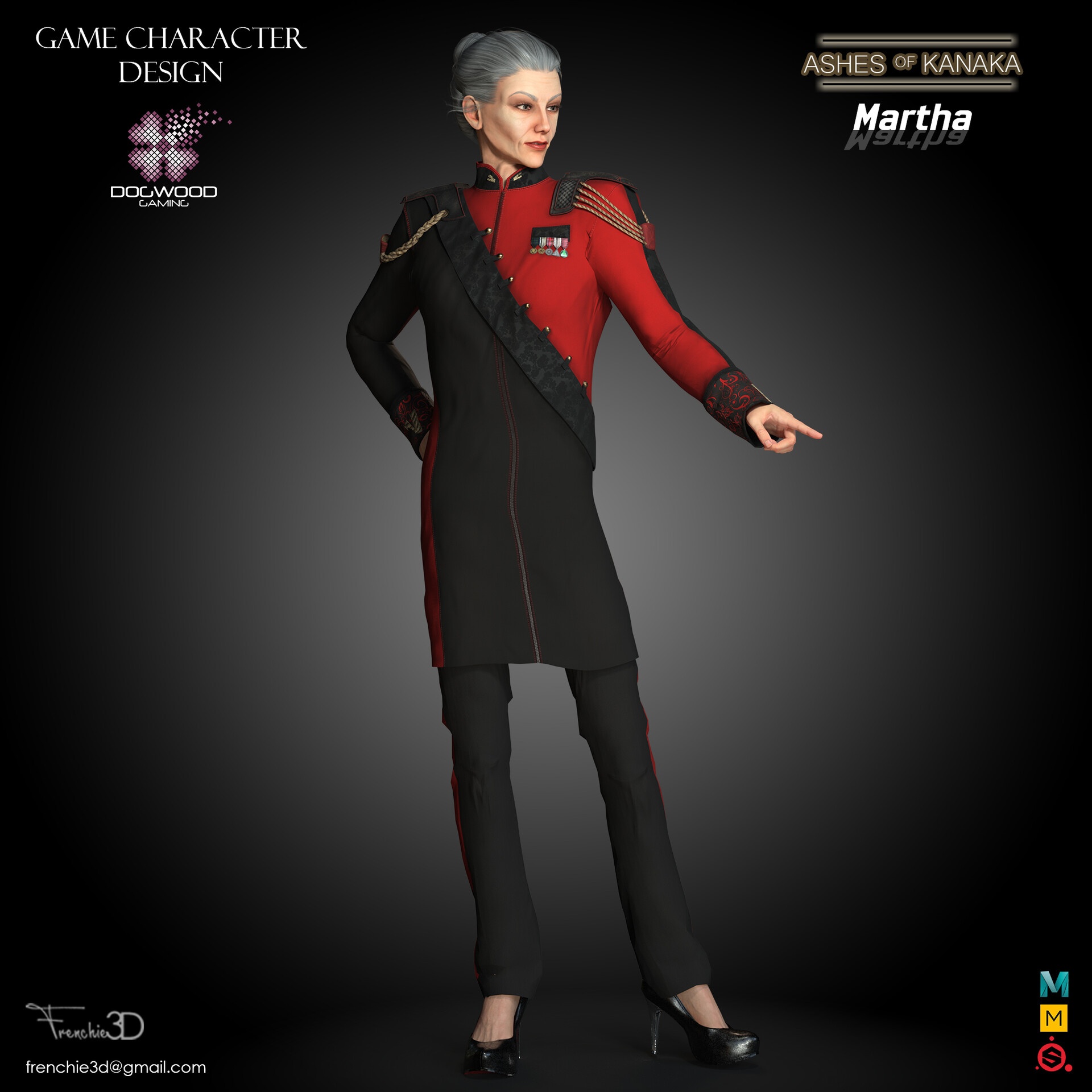 ArtStation - "Martha" Game Character - Outfits creation