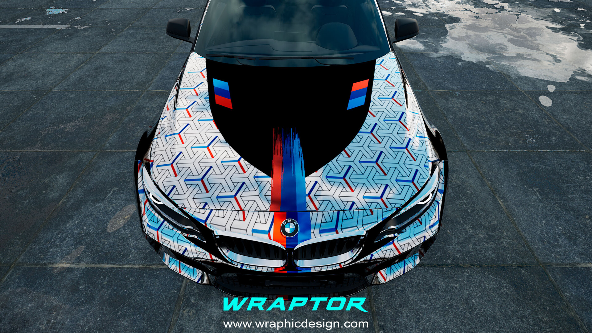 ArtStation - BMW Wrap design Intercontinental-silver