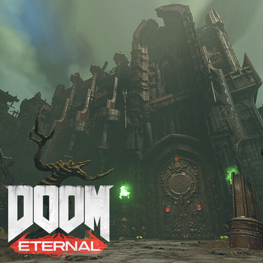 ArtStation - Doom Eternal: The Ancient Gods Part 1 - Blood Swamps