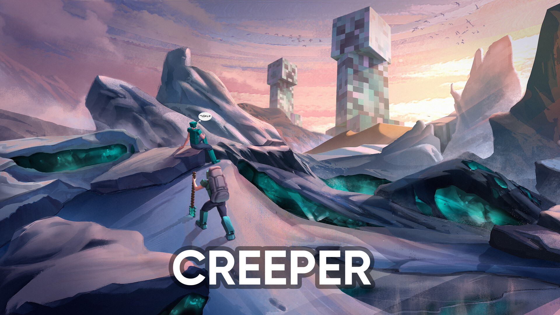 ArtStation - Creeper ( minecraft fanart)