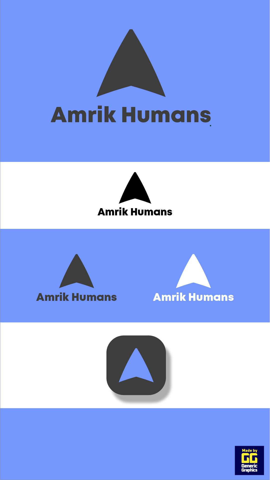 ArtStation - Logo concept designed for Amrik humans