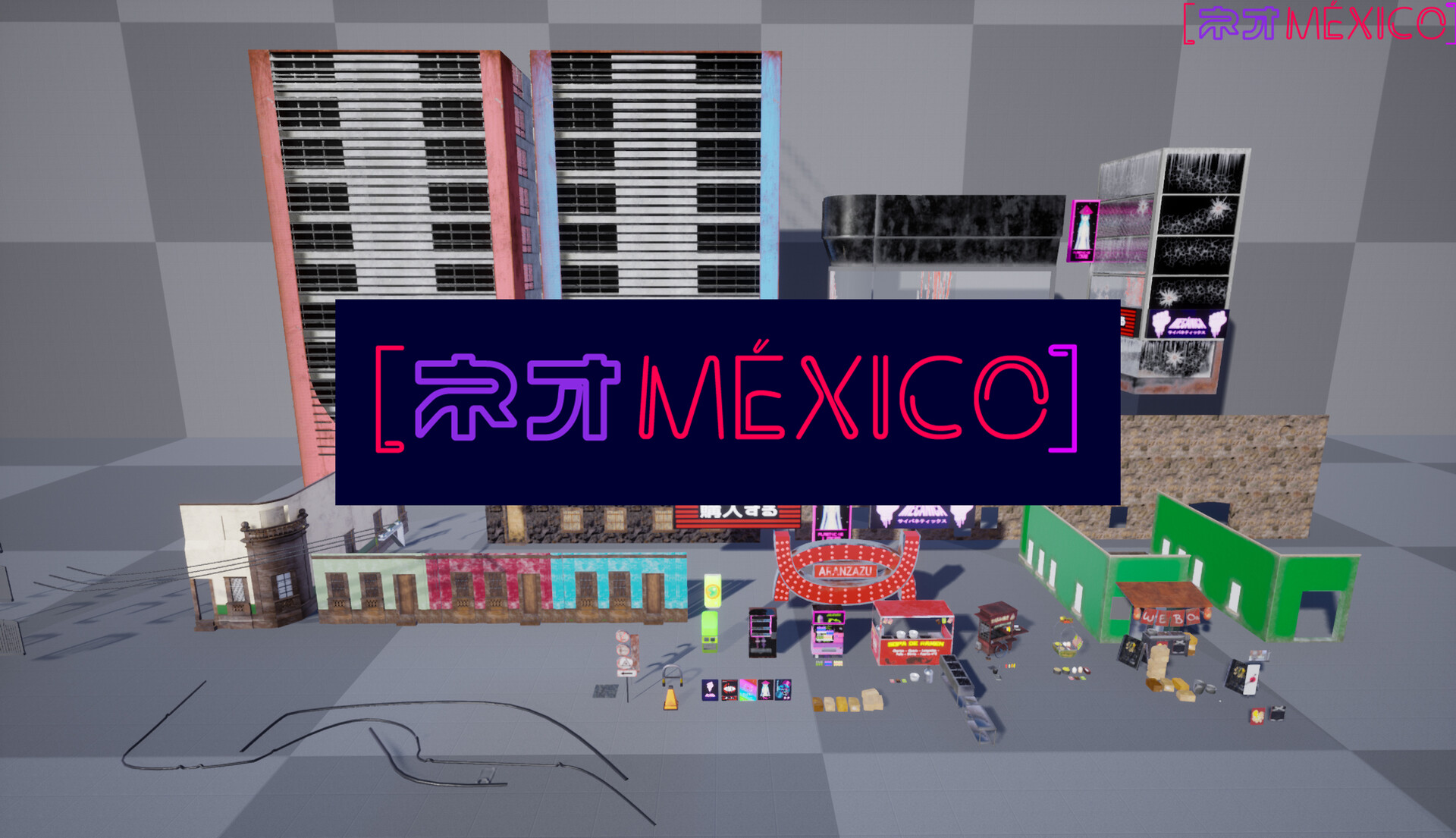 ArtStation - NeoMexico Asset Break Down