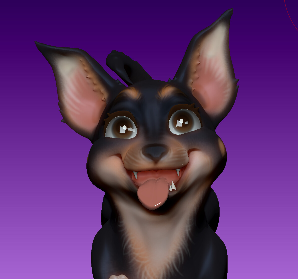 ArtStation - Stylized Dog - Speed Sculpt