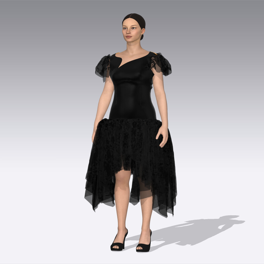 ArtStation - 3d dress Digital fashion 3d clothes