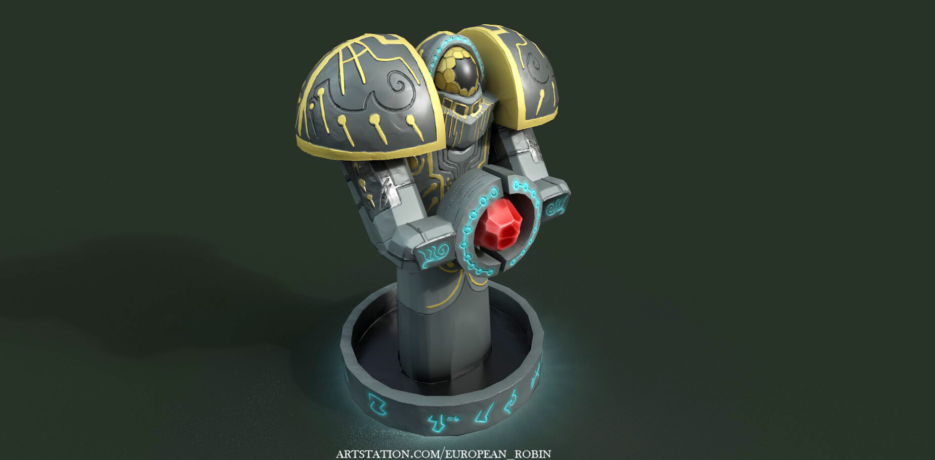 ArtStation - Generic Moba Turret