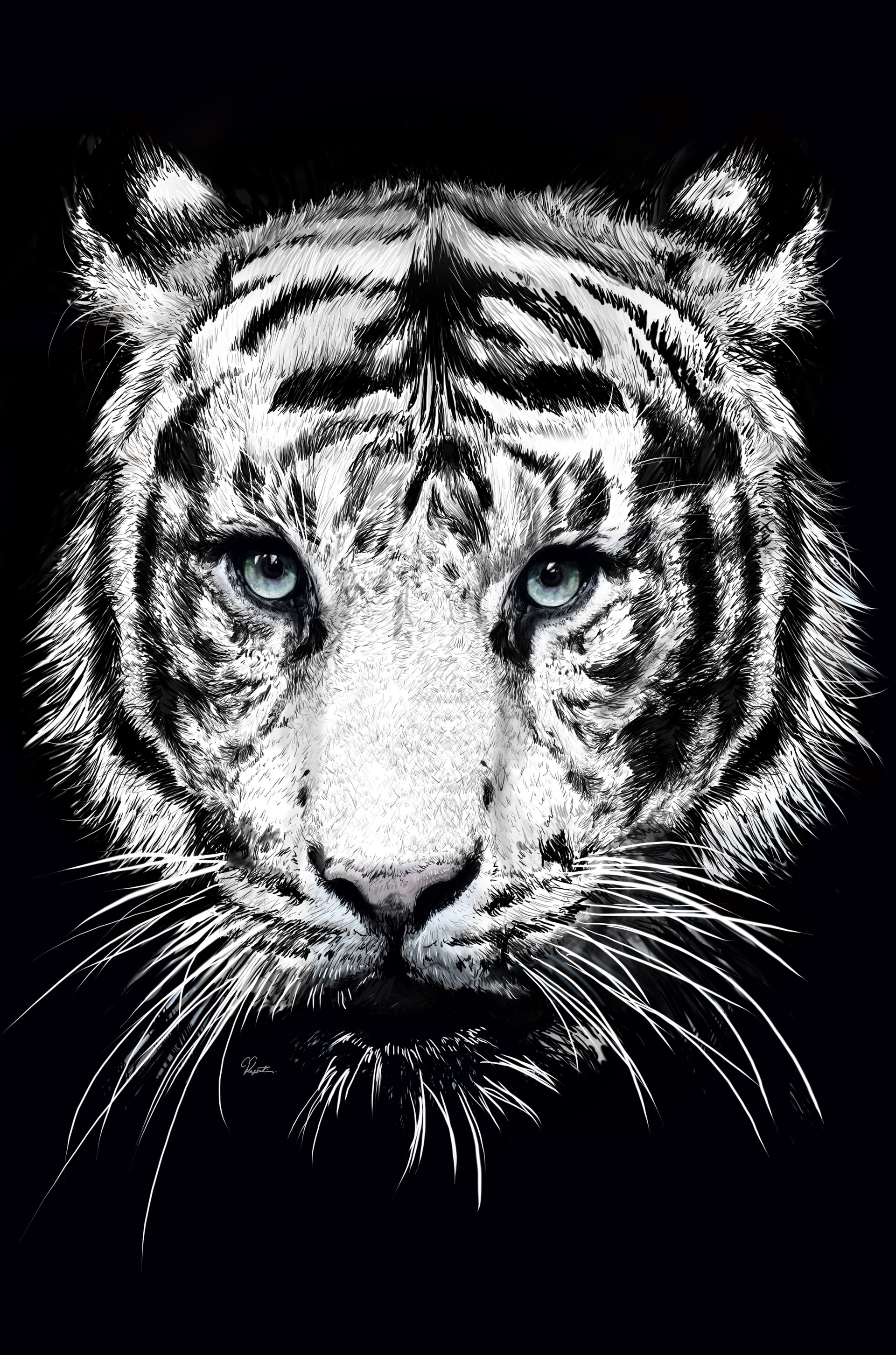 ArtStation - Tiger Face