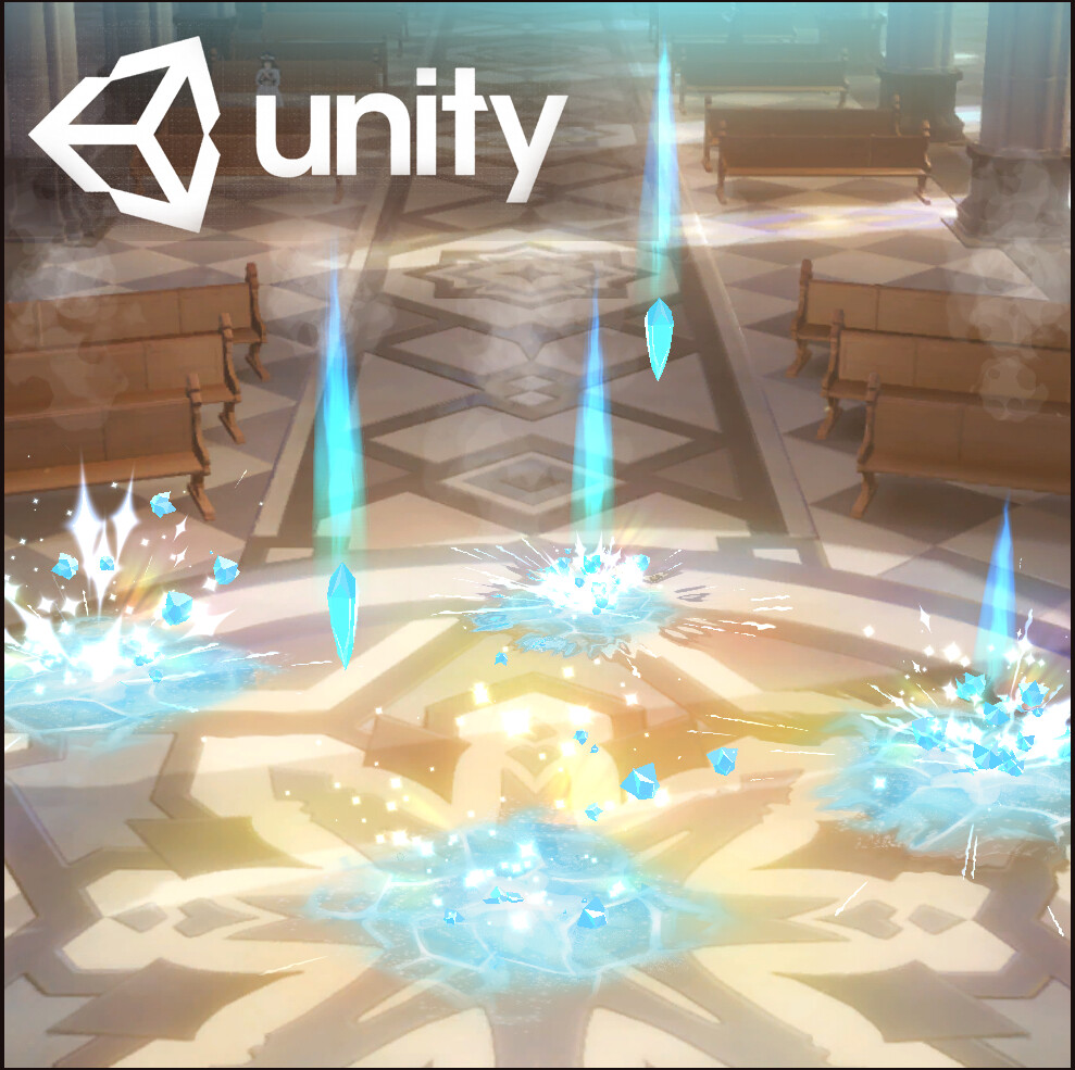 ArtStation - VFX Realtime - Ice Rain