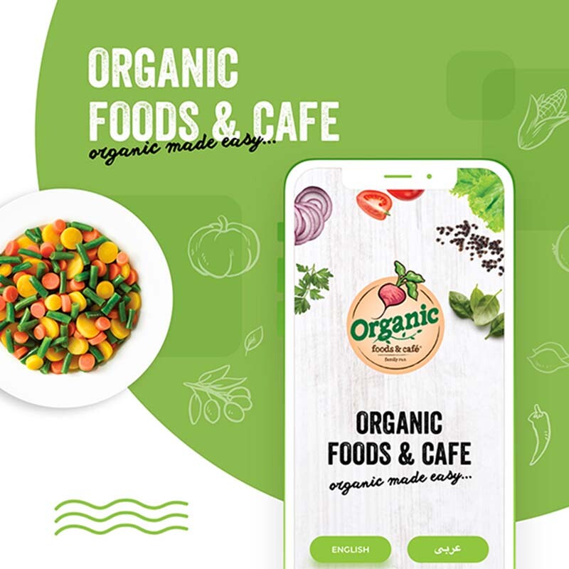 ArtStation - Organic Foods & Cafe App Design