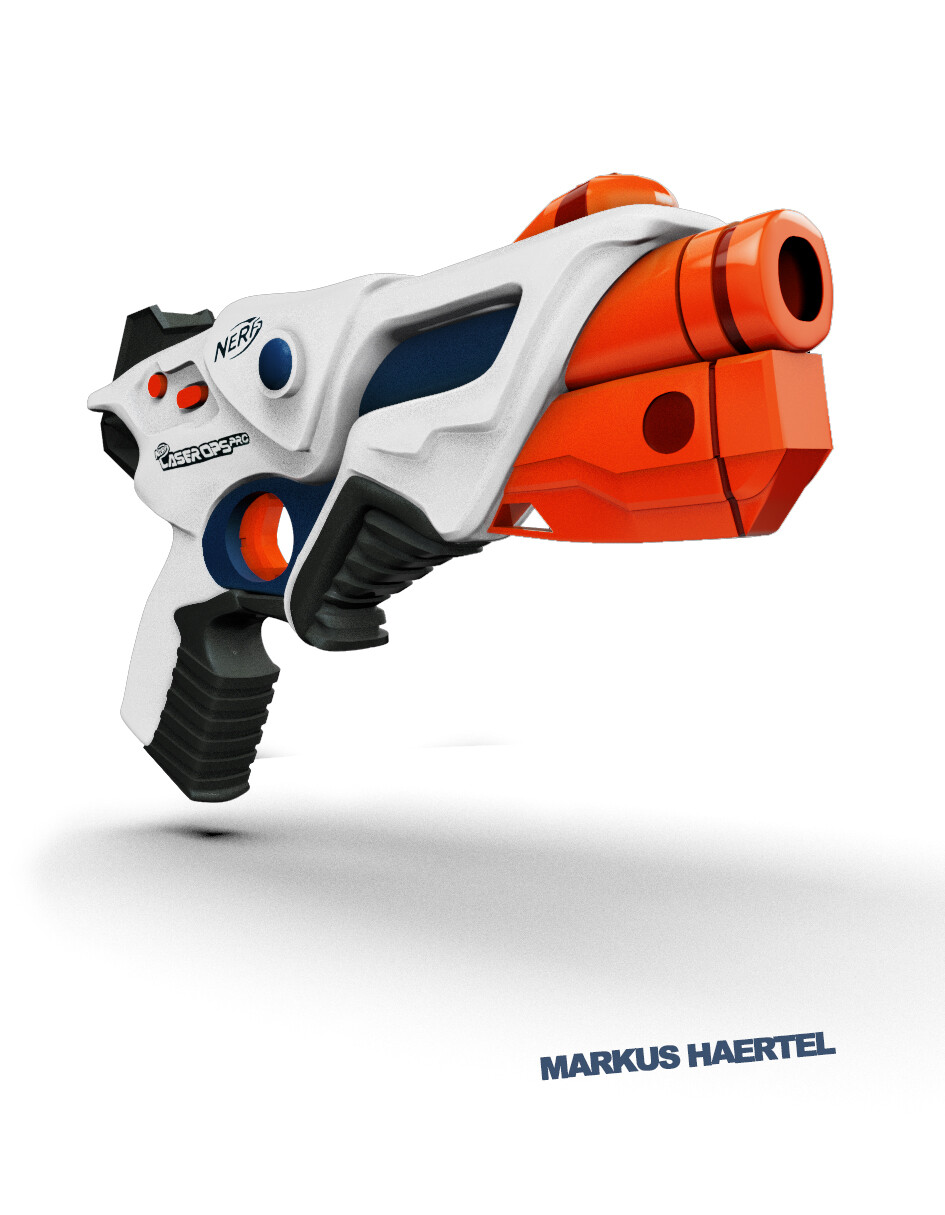 ArtStation - NERF gun - hardsurface model