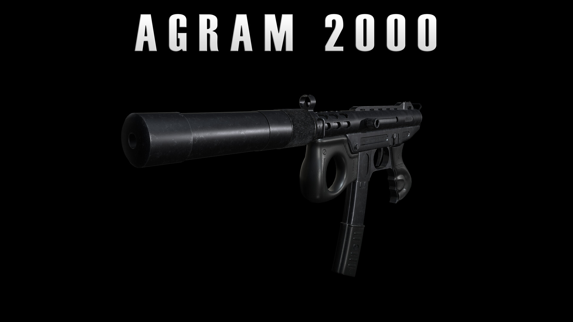 ArtStation - Agram 2000 Submachine gun