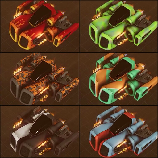 ArtStation - Procedural Racing Liveries for the Fire Starter