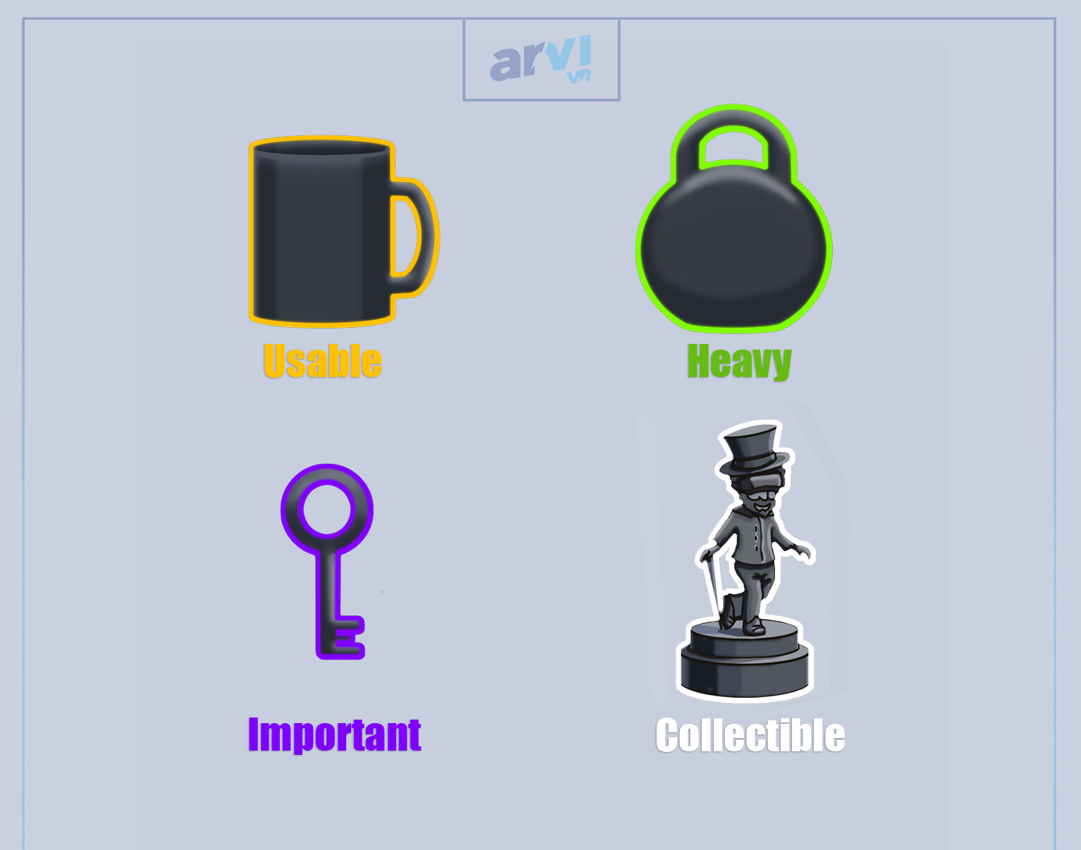 ArtStation - VR icons and hints