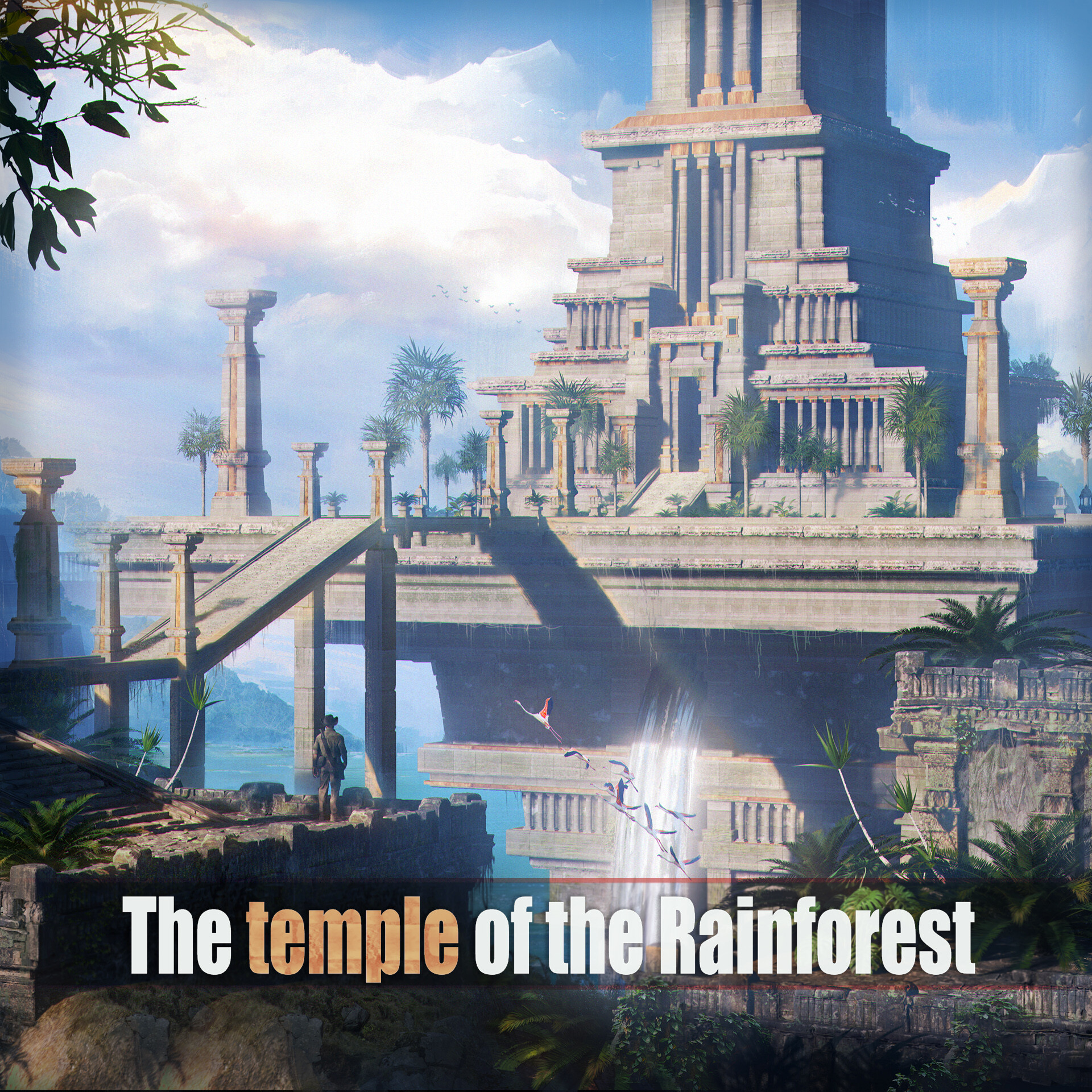 ArtStation - 热带雨林中的古代圣殿—The temple of the Rainforest