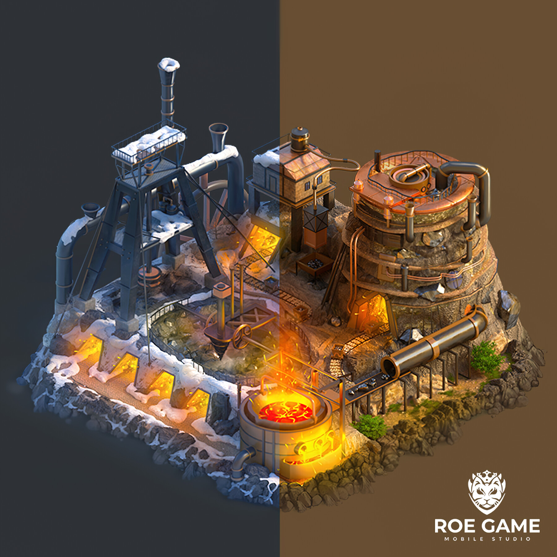 ArtStation - Alliance Iron Mine/ROE