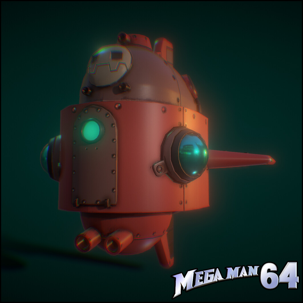ArtStation - Mega Man 64 Ship