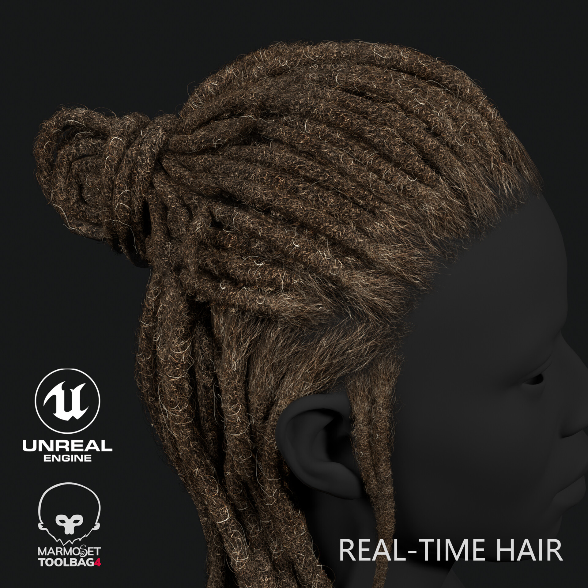 ArtStation - Dreadlocks - RealTime Hair