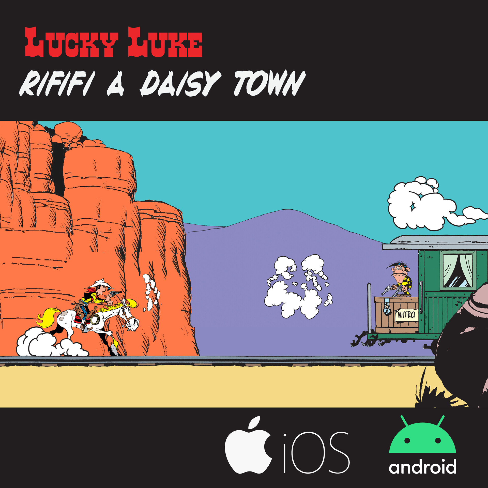 ArtStation - Jeu Vidéo - Lucky Luke Rififi à Daisy Town (Android/IOs)